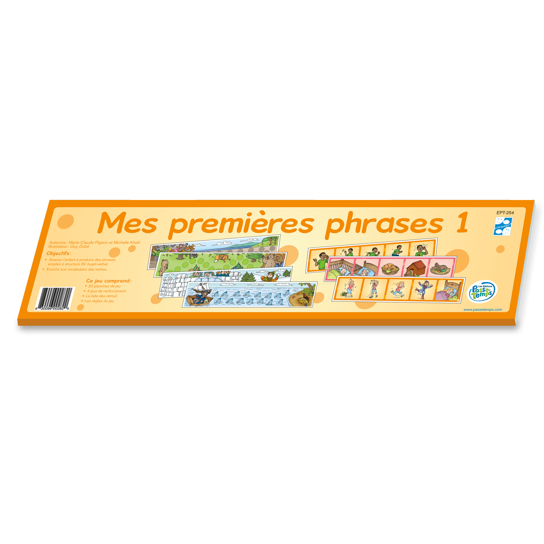 Mes premières phrases 1 – Les Éditions Passe-Temps