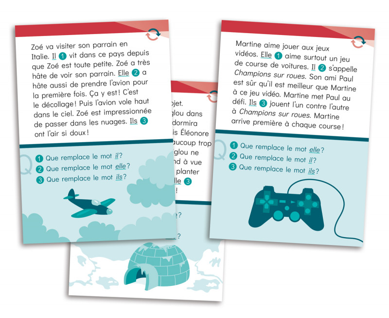 Cartes à lire - Ensemble 2e année - Primaire - Éditions Passe-Temps