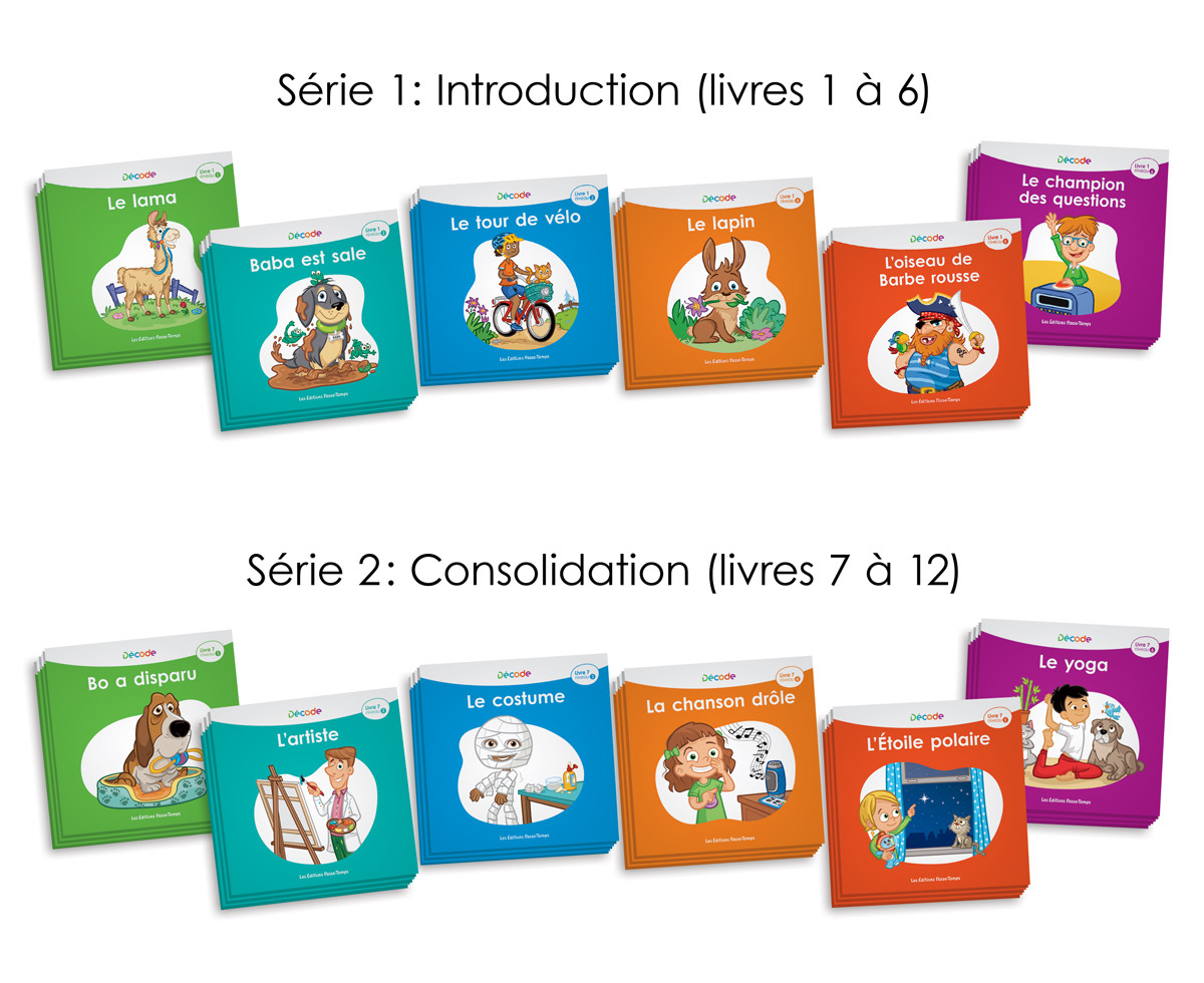 Décode - Collection complète - Livres 1 à 12 (niveaux 1 à 6) - Primaire ...