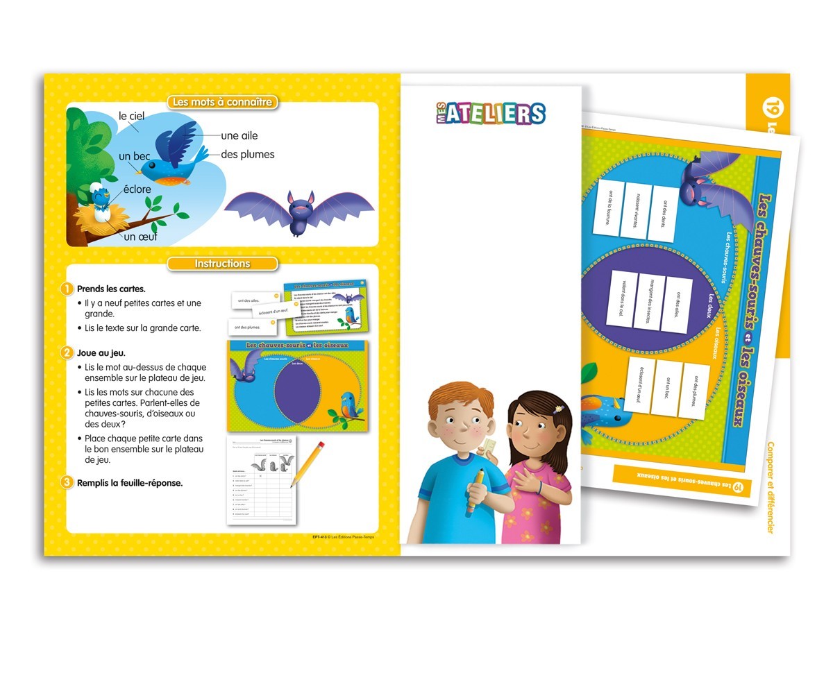 Mes ateliers : Habiletés de lecture 1 - Primaire - Éditions Passe-Temps