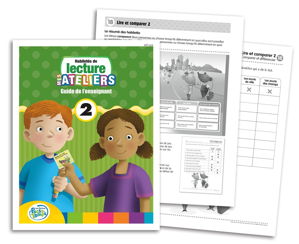 Mes ateliers : Habiletés de lecture 2 - Primaire - Éditions Passe-Temps