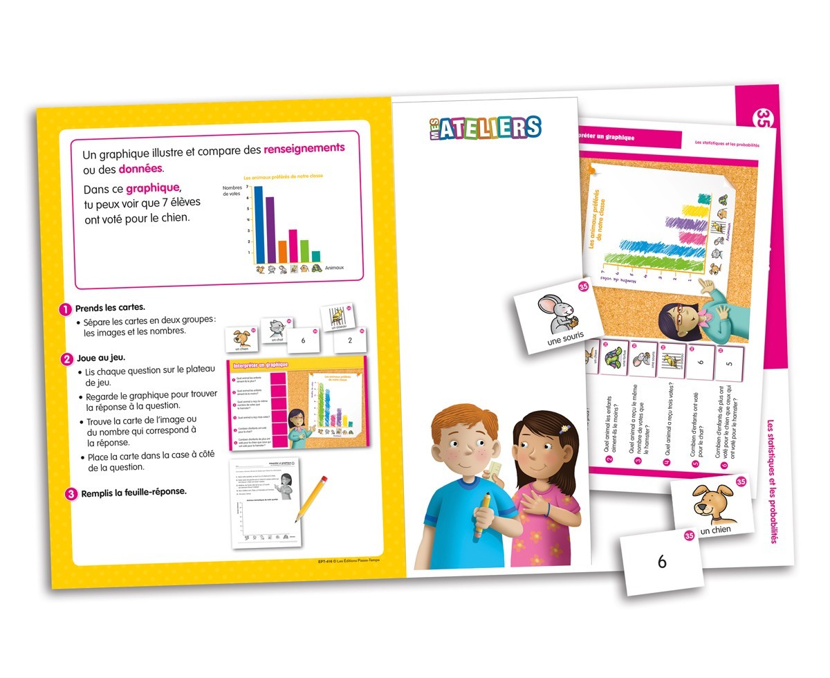 Mes ateliers : Mathématiques 1 - Primaire - Éditions Passe-Temps