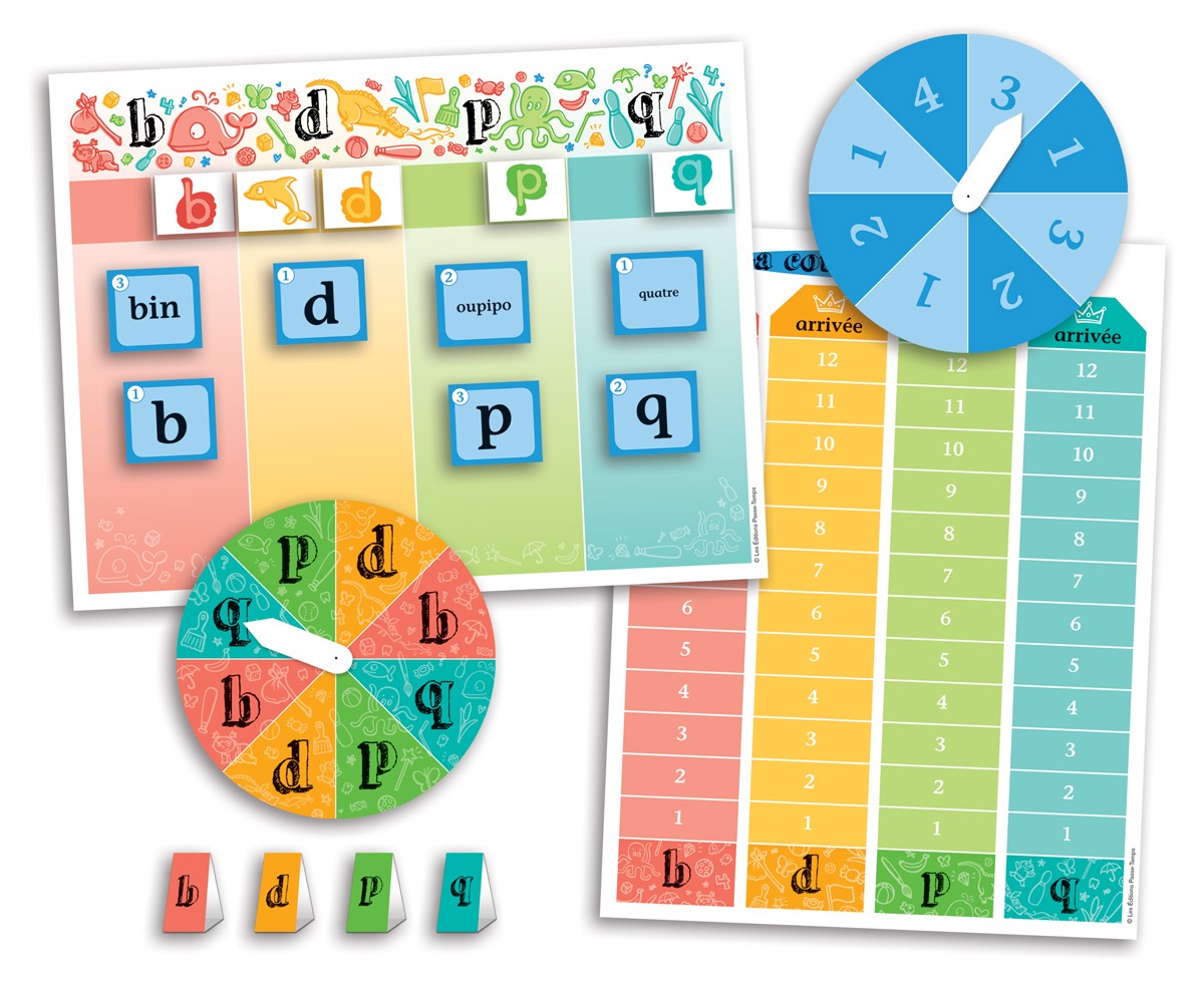 Les confusions visuelles b, d, p et q