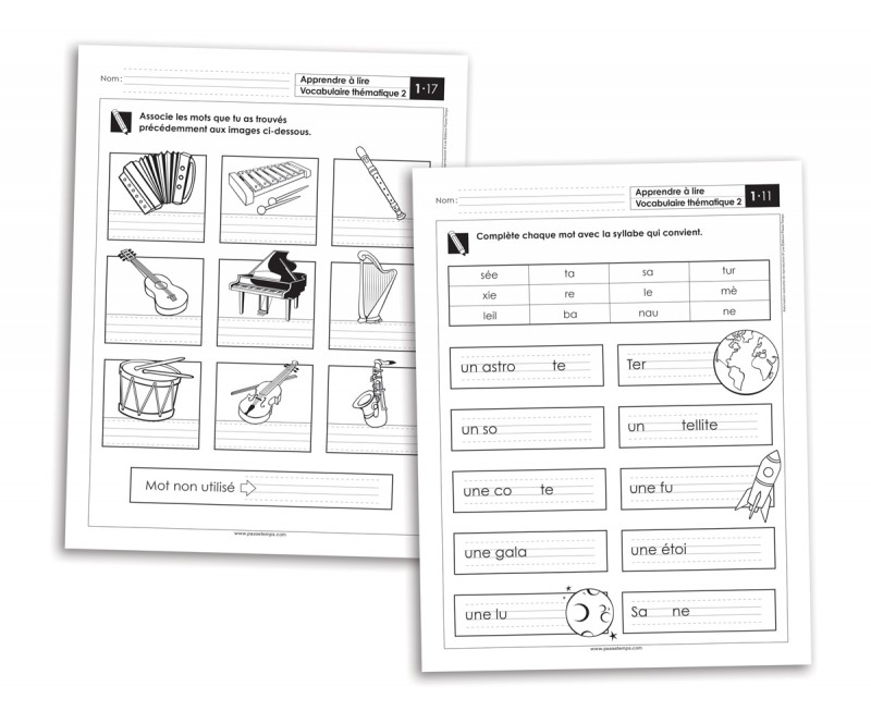 Français 1 - Vocabulaire thématique 2 - Version numérique