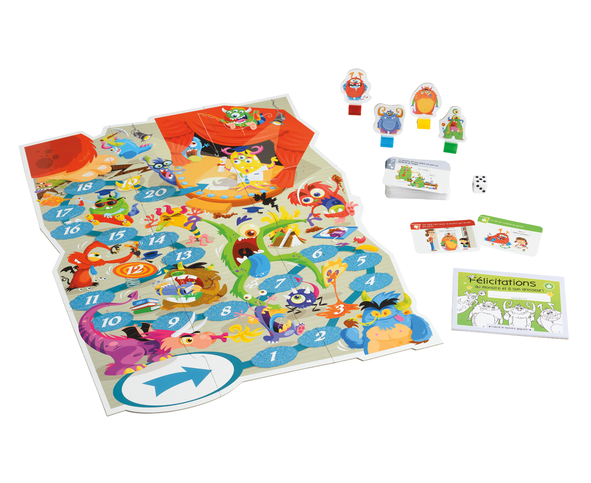 L'école des monstres - Jeu éducatif - Éditions Passe-Temps