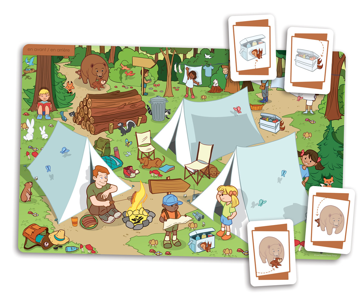 Cherche et trouve - Les notions spatiales