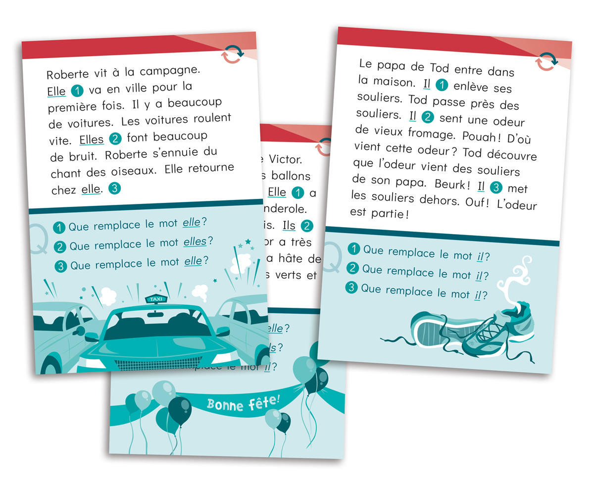 Cartes à lire - Ensemble 1re année - Primaire - Éditions Passe-Temps